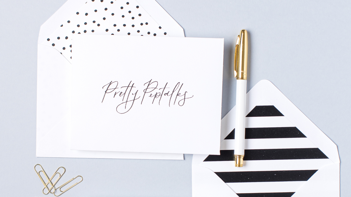 Addressing Envelopes 101 – Pretty Peptalks